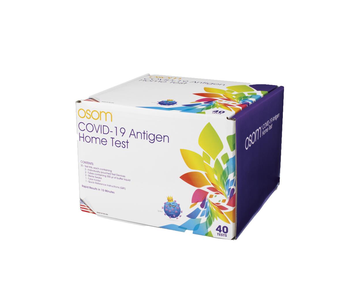 OSOM COVID-19 Antigen Home Test | Medline