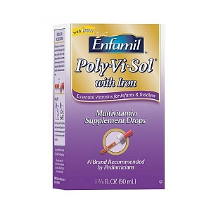 Enfamil Poly-Vi-Sol with Iron Multivitamin Supplement Drops | Medline ...