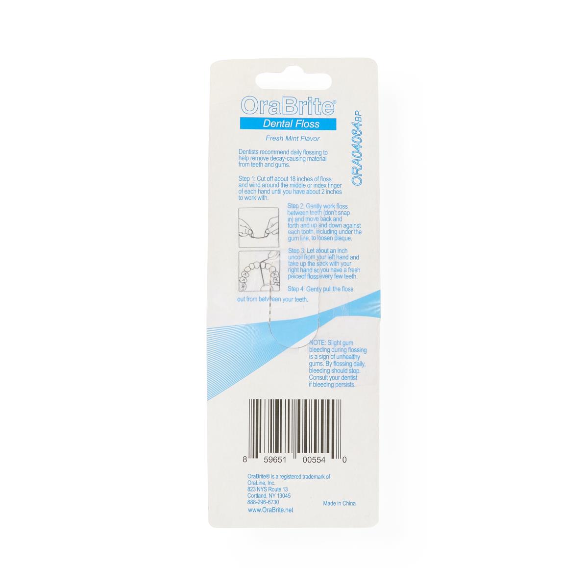 Mint Waxed Dental Floss | Medline