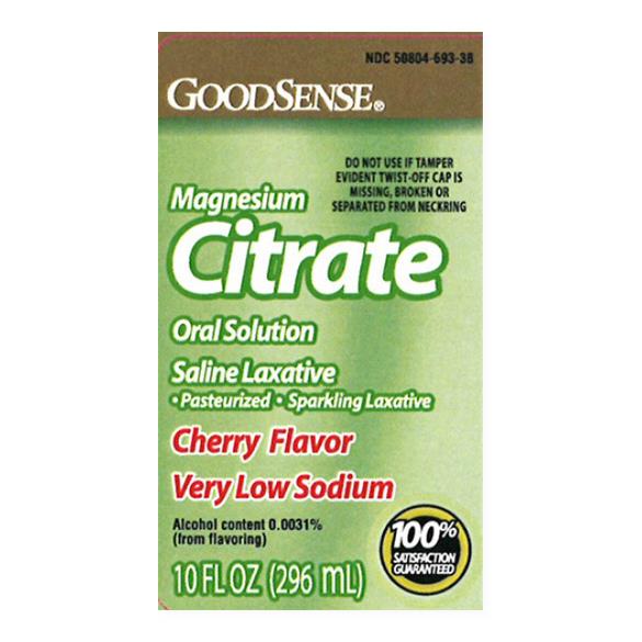 GoodSense Magnesium Citrate Laxative Solution | Medline