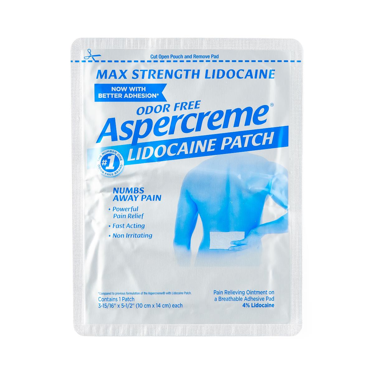 Aspercreme Lidocaine Pain Relieving Patches | Medline