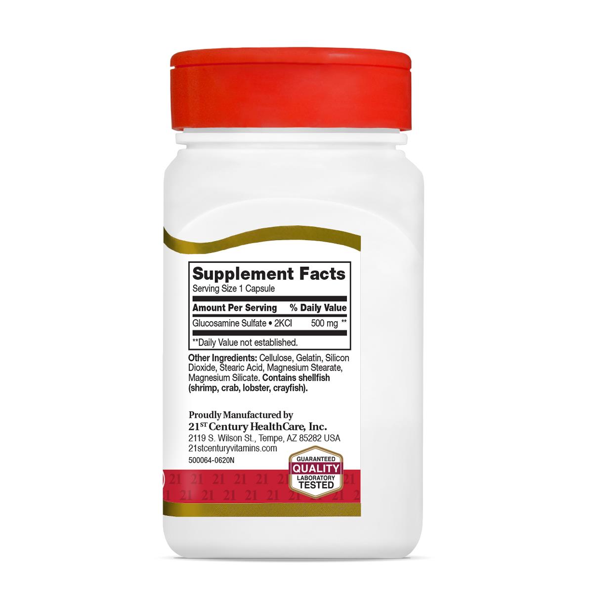 21st Century Glucosamine Sulfate KCl Capsules | Medline