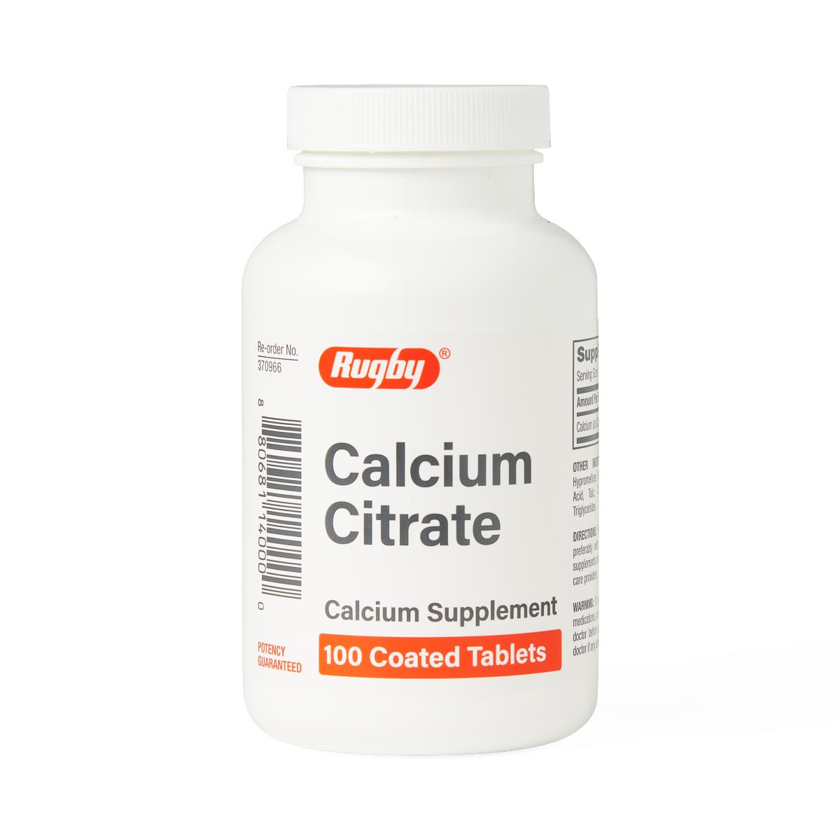 Calcium Citrate Tablets | Medline