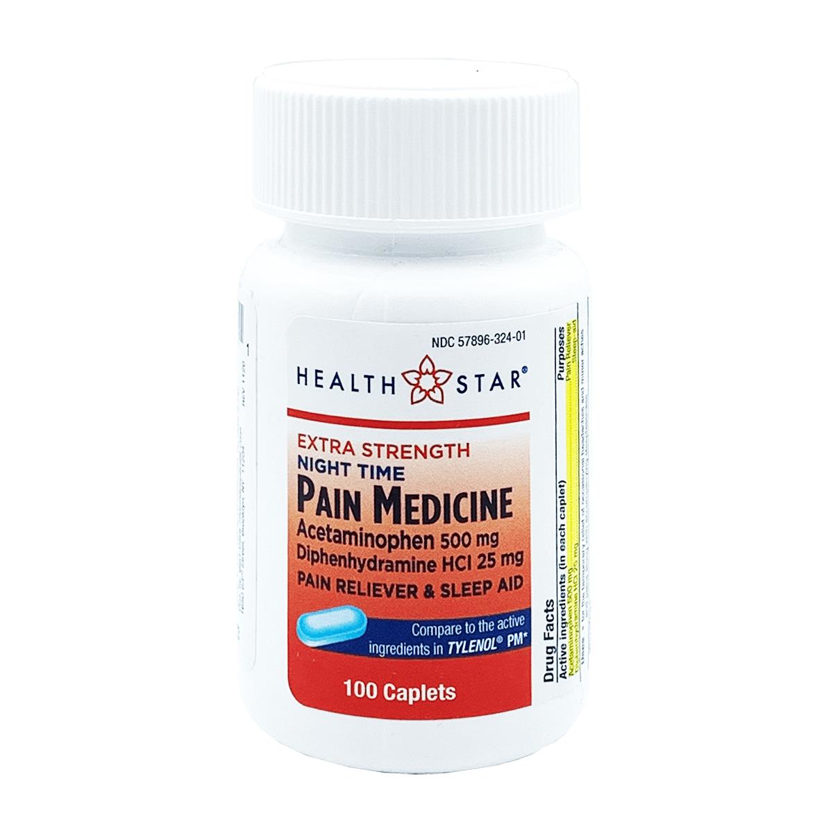 Acetaminophen PM Extra-Strength Caplets | Medline