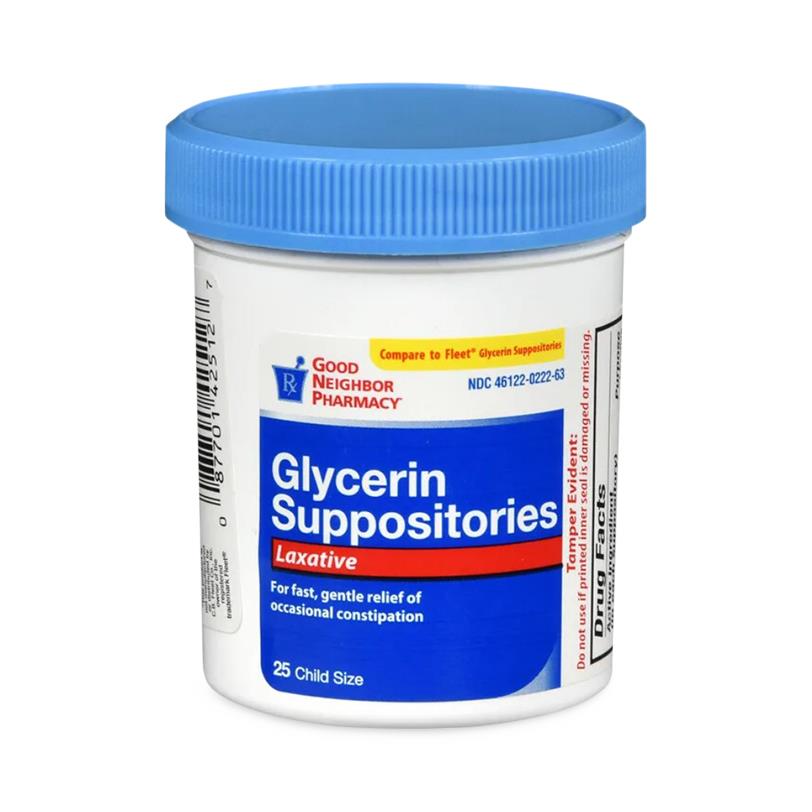 Pediatric Glycerin Suppositories | Medline