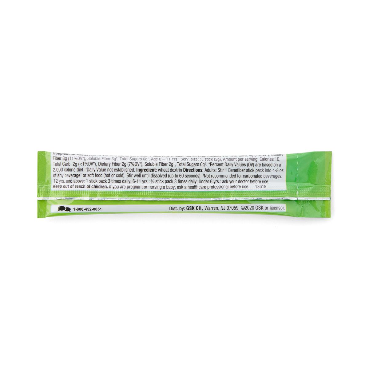 Benefiber Sugar-Free Fiber Supplement Sticks | Medline