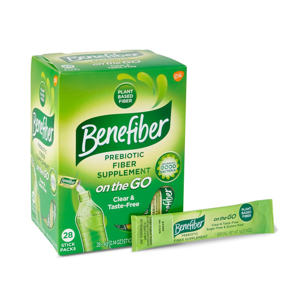 Benefiber Sugar-Free Fiber Supplement Sticks | Medline