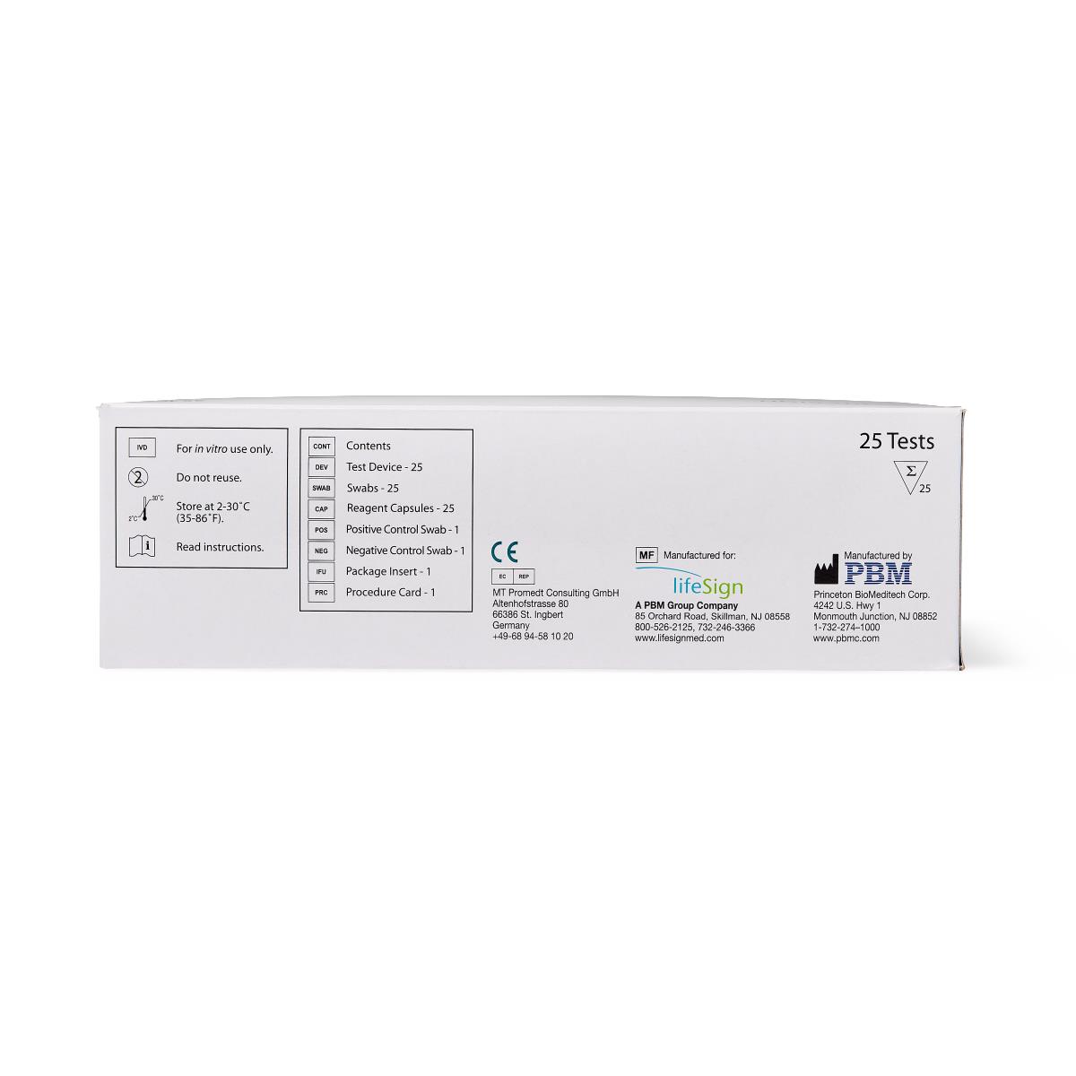 BioSign Rapid Flu A+B Antigen Panel Test | Medline