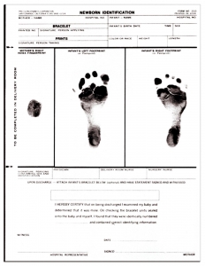 Newborn Identification Forms | Medline
