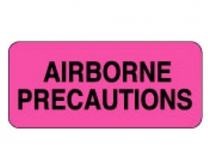 Airborne Precautions Removable Paper Label | Medline Industries, Inc.