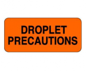 PDC Healthcare "Droplet Precautions" Labels | Medline