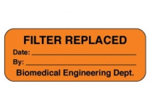 "Filter Replaced" Labels | Medline Industries, Inc.