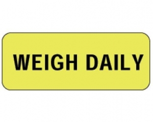Weigh Daily Labels | Medline