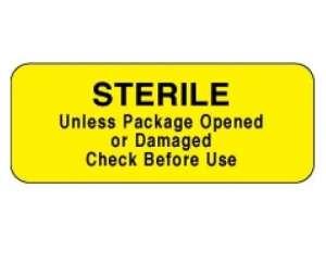 Sterile "Unless" Labels | Medline