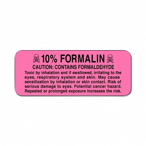 PDC Healthcare Formalin Hazard Label | Medline