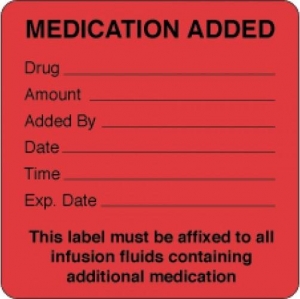 Medication Added Labels | Medline Industries, Inc.