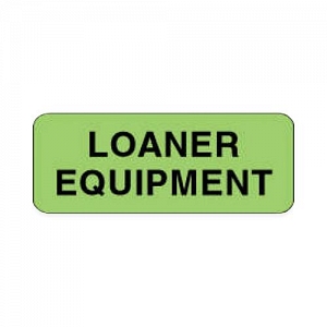 Permanent Loaner Equipment Label | Medline