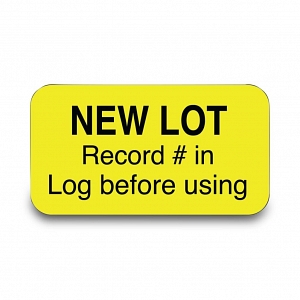 PDC Healthcare Permanent Paper "New Lot" Lab Label | Medline Industries ...