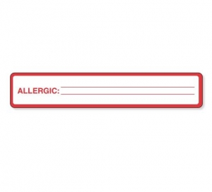 PDC Healthcare Removable Paper Allergy Alert Label | Medline Industries ...