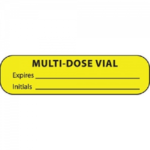 Multi-Dose Vial Labels by Brady Worldwide | Medline Industries, Inc.