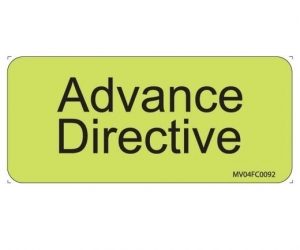 Medvision Advance Directive Labels | Medline Industries, Inc.