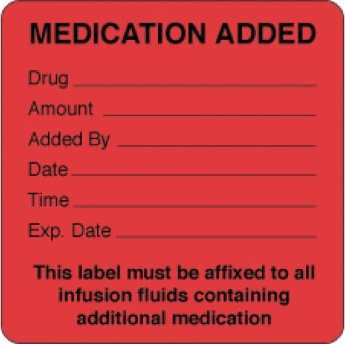 Medication Added Labels | Medline