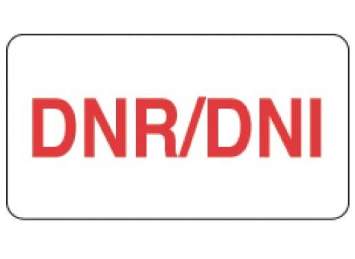 PDC Healthcare DNR/DNI Preprinted Chart Label | Medline