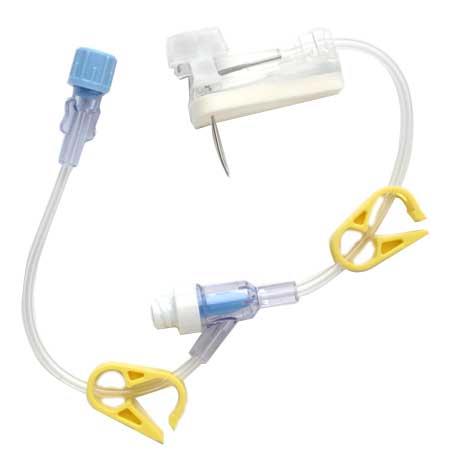 GRIPPER PLUS Safety Huber Needles | Medline