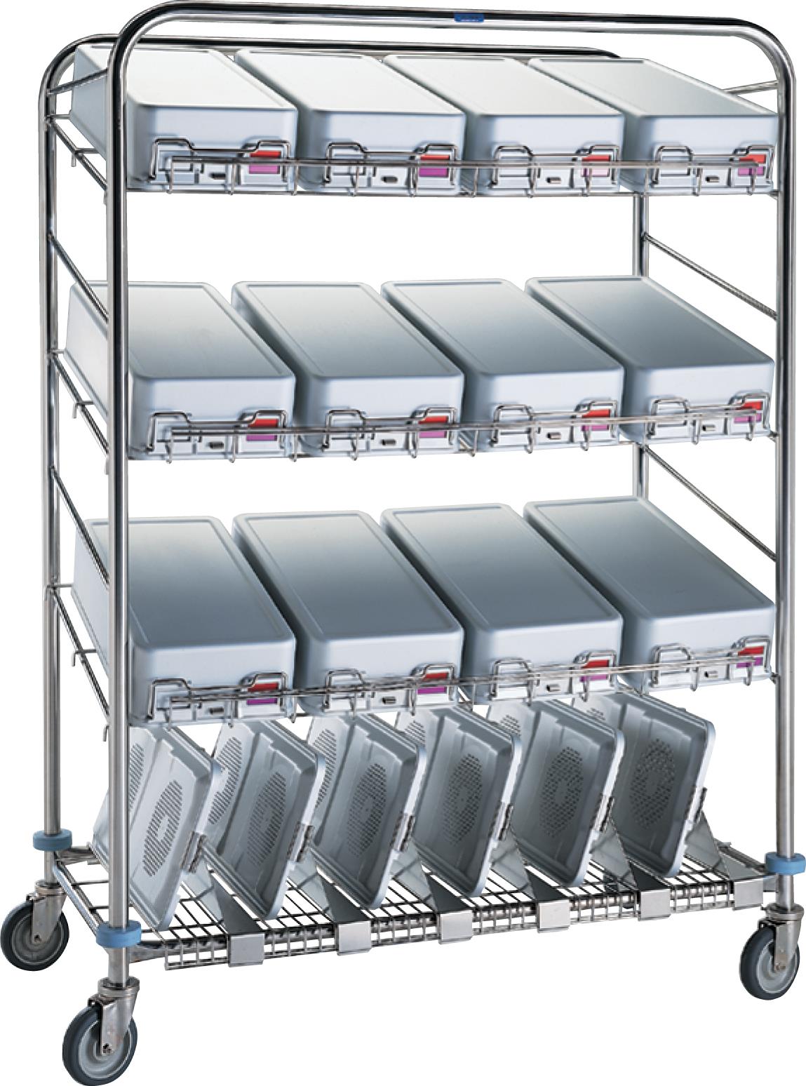 Pedigo Instrument Container Wash Carts | Medline