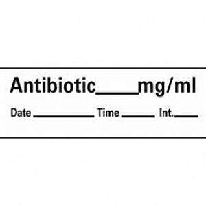 Timemed Antibiotic Label Tape | Medline Industries, Inc.