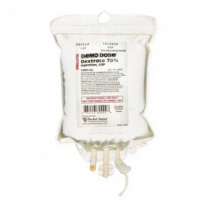 Demo Dose 70% Dextrose IV Fluid | Medline