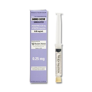 Demo Dose Atropin Simulated Medication for Injection | Medline
