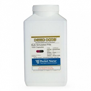 Demo Dose Black / Pink Medium Oval Capsules | Medline Industries, Inc.