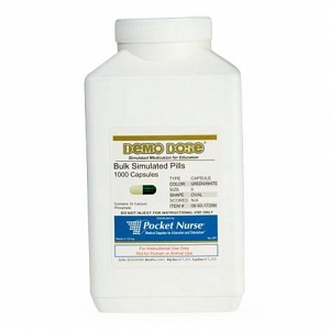 Demo Dose Green / White Medium Oval Capsules | Medline Industries, Inc.