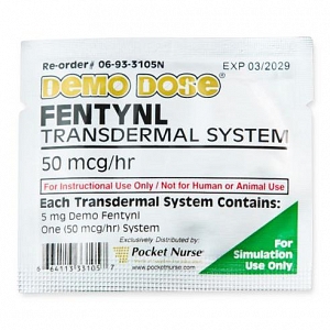 Demo Dose Fentynl Transdermal Patch System | Medline