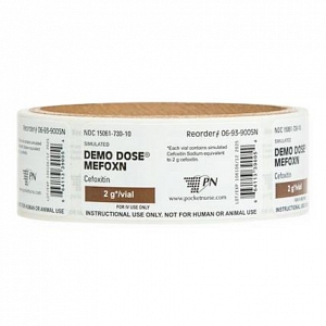 Demo Dose Mefoxn (Cefoxitn) | Medline Industries, Inc.