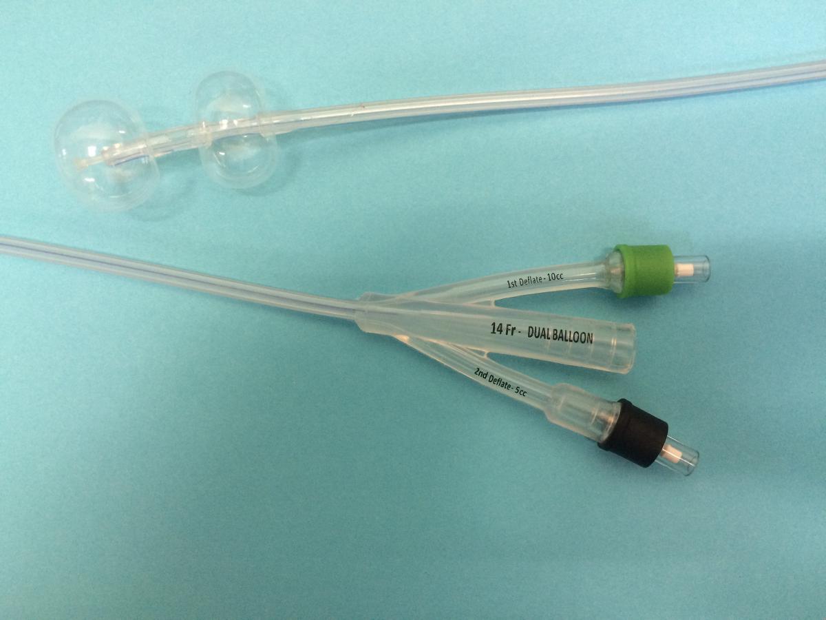 TruCath Duo Dual-Balloon 2-Way Urinary Catheters | Medline