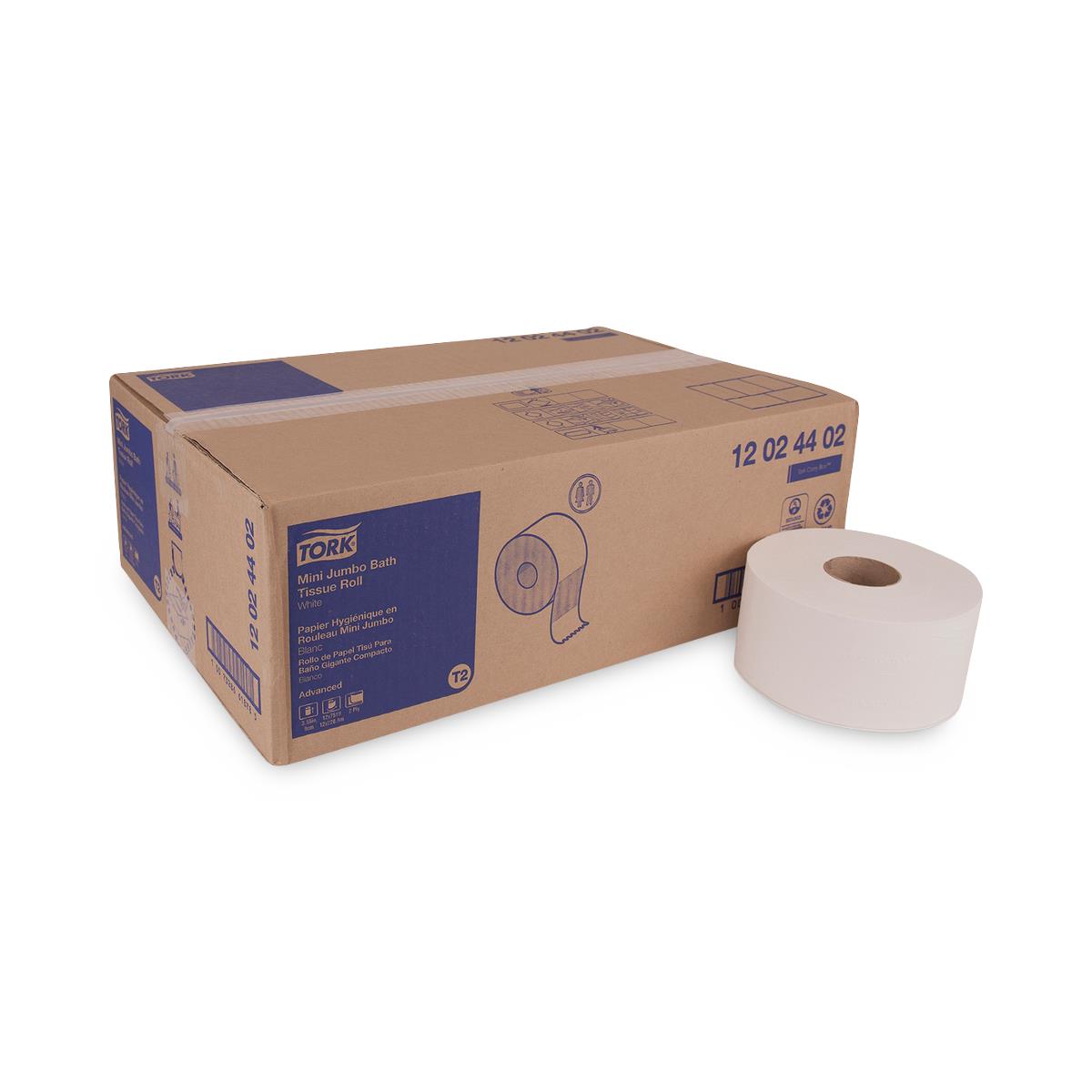 Tork Advanced Mini Jumbo Bath Tissue Rolls | Medline