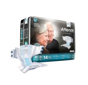 Attends Disposable Heavy-Absorbency Adult Incontinence Briefs | Medline ...