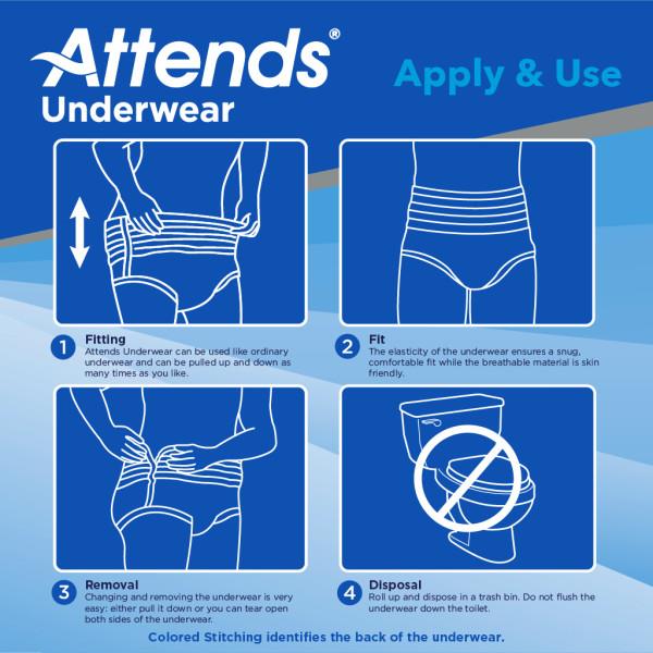 Attends Advanced Incontinence Underwear | Medline