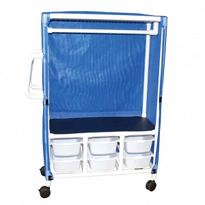 PVC Linen Carts with Bins | Medline