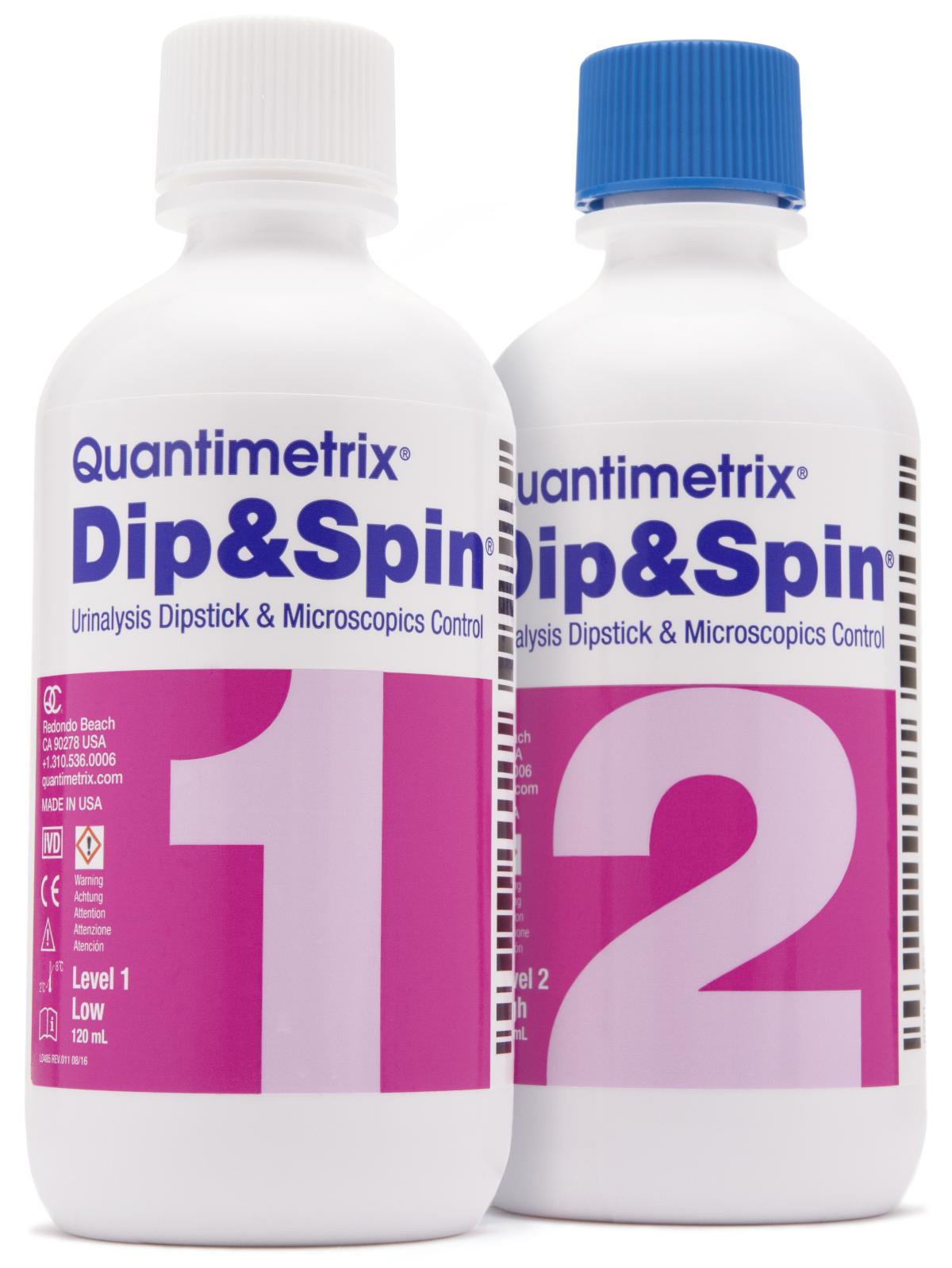 Dip and Spin Urine Dipstick/Microscopics Control | Medline