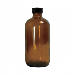 Amber Boston Round BTLS with Phenolic Rubber Lined Cap | Medline ...