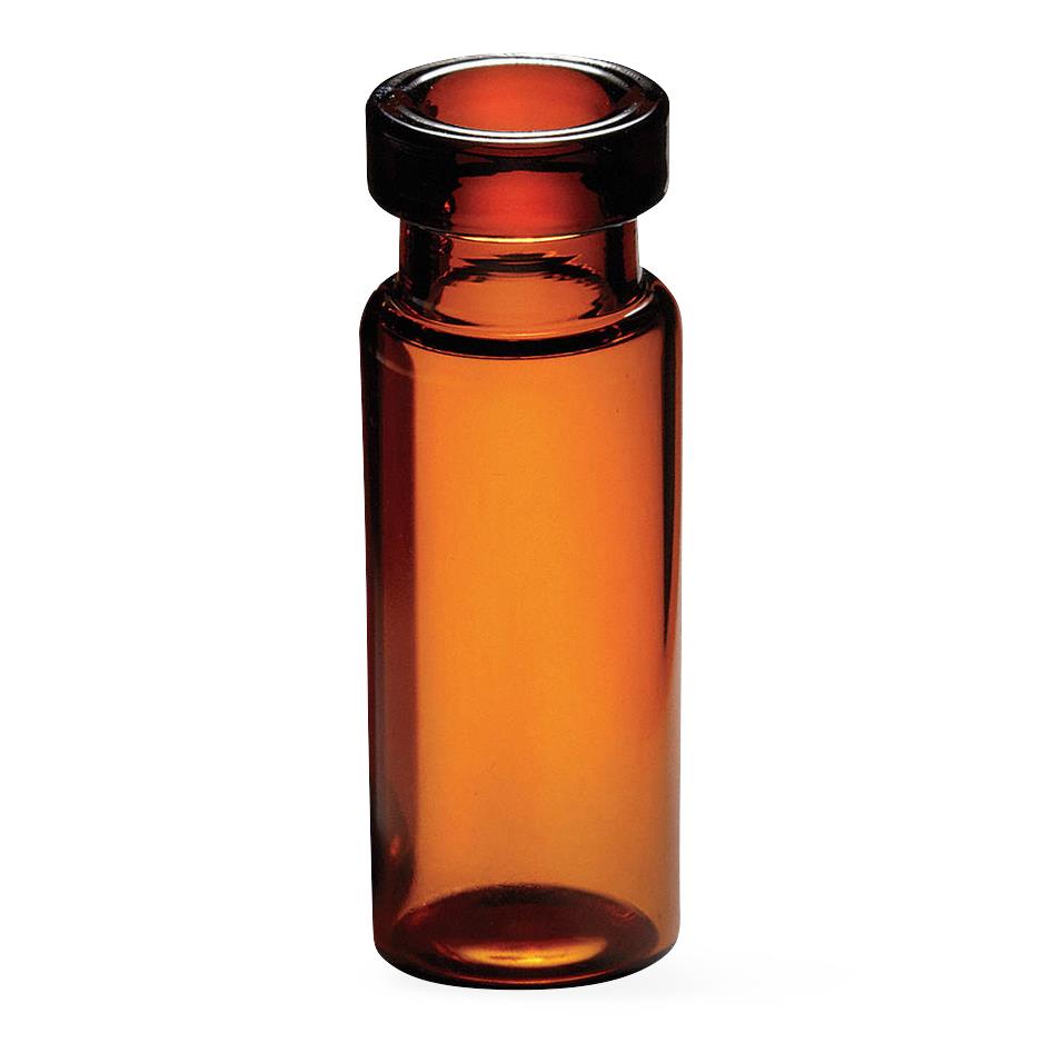 Amber Standard Opening Glass Crimp Top Chromatography Vials | Medline