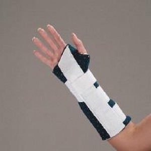 DeRoyal Universal Cutaway Wrist and Forearm Splint | Medline Industries ...