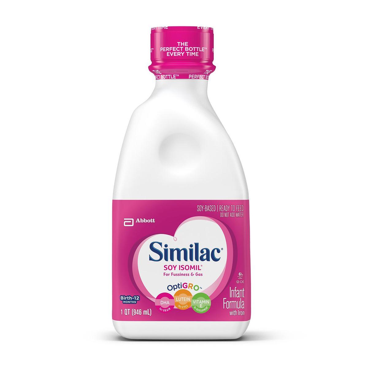 Similac Soy Advanced Isomil Liquid Infant Formula | Medline