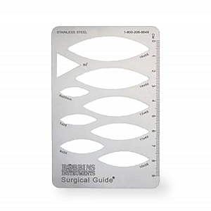 Stainless Steel Surgiguide Ruler Template | Medline Industries, Inc.