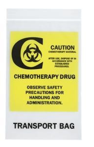 Chemotherapy Transport Reclosable Zip Bags | Medline Industries, Inc.