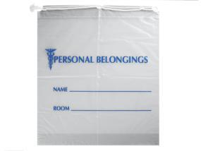 Gusseted Patient Belongings Bag | Medline