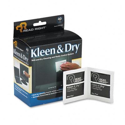 Kleen and Dry Screen Cleaner Wet Wipes | Medline